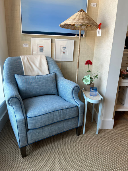 Aspen Chair | Small, Colorful Accent Chair with Pillow