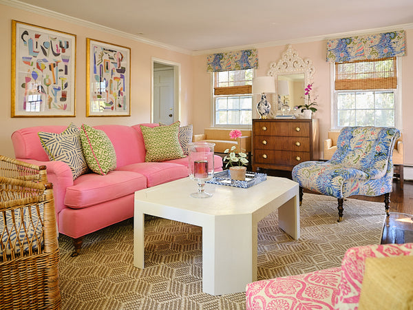 Aspen Wrapped Coffee Table - Small | Small Colorful Coffee Table