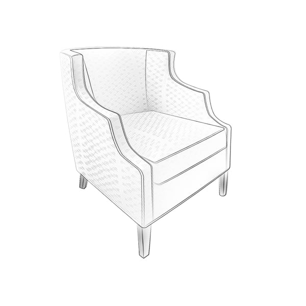 Manhattan Chair | Elegant Living Room Chairs | Chic Furniture