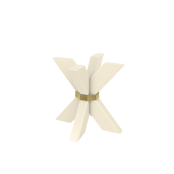 Savannah X Base | Modern Table Base for Custom Dining Tables